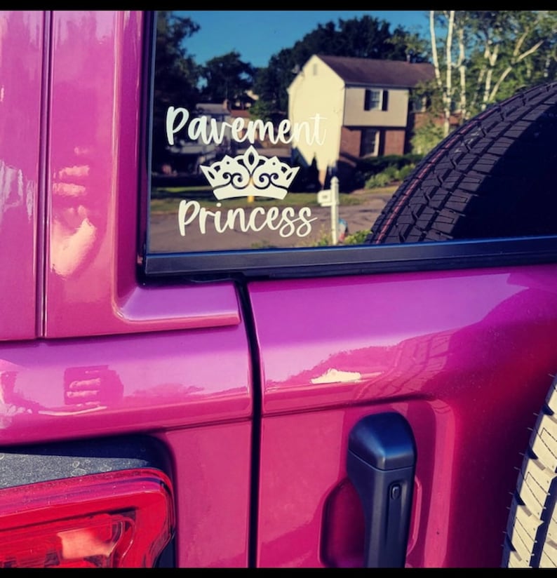 Pavement Princess Decal Decal for Jeep - Etsy