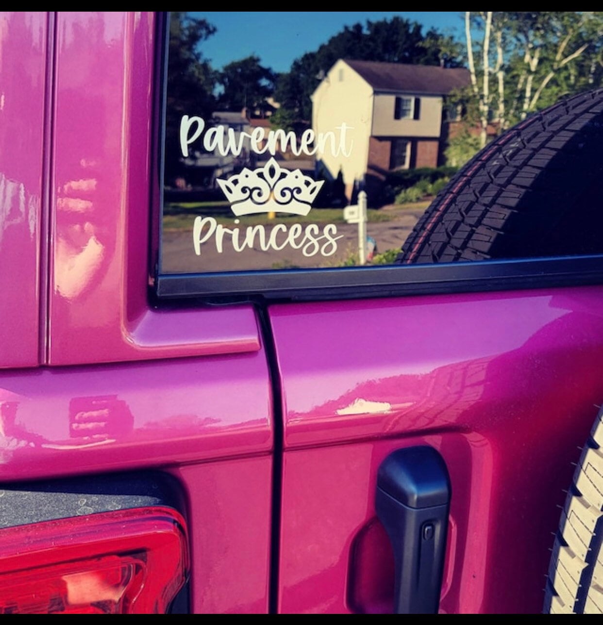 Pavement Princess Decal Decal for Jeep - Etsy