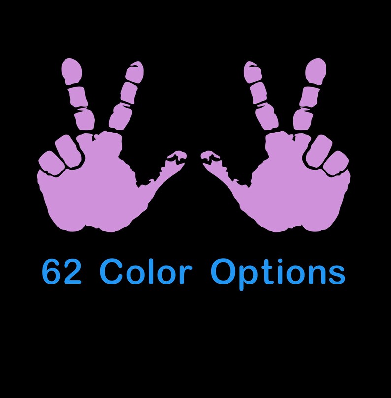 Set of 2 Hand Wave Peace Wave Decal for Jeep Side Mirrors - Etsy