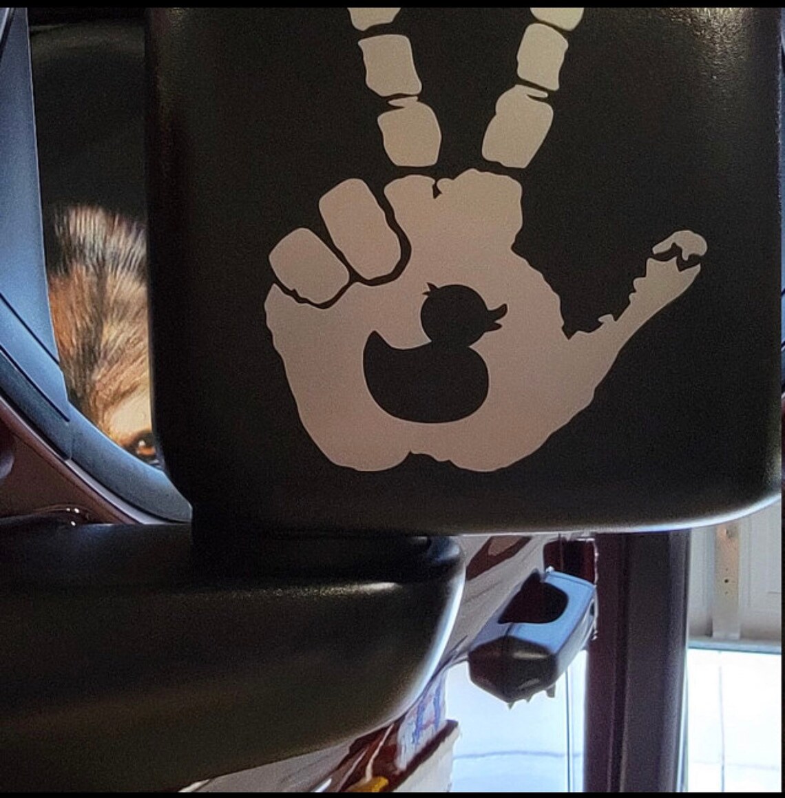 Rubber Duck Hand Wave Peace Set of 2 Wave Decal Hand Wave | Etsy
