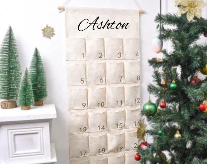 Personalised Advent Calendar Empty Fill Your Own Advent 2025 Refillable ...