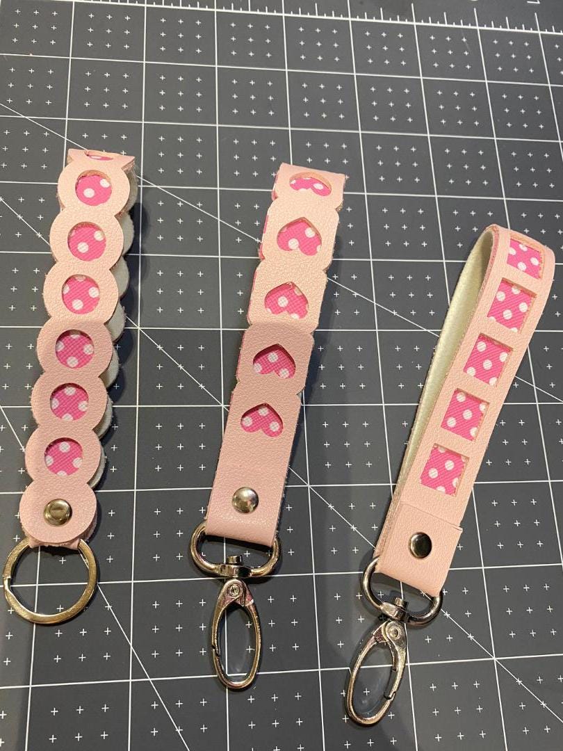 No Sew Wristlets Keychain Cutting Files 3 Designs SVG, Pdf, Png, Dxf ...