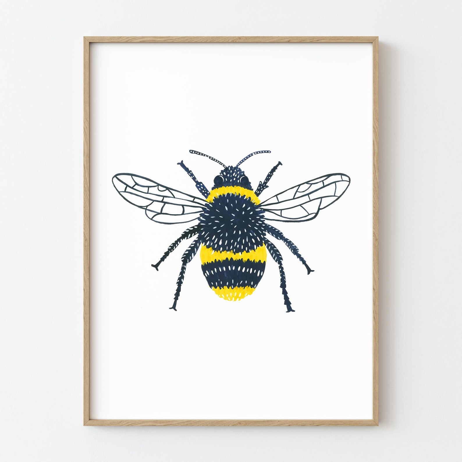 Manchester Bee Print, the Worker Bee Print, Manchester Print ...