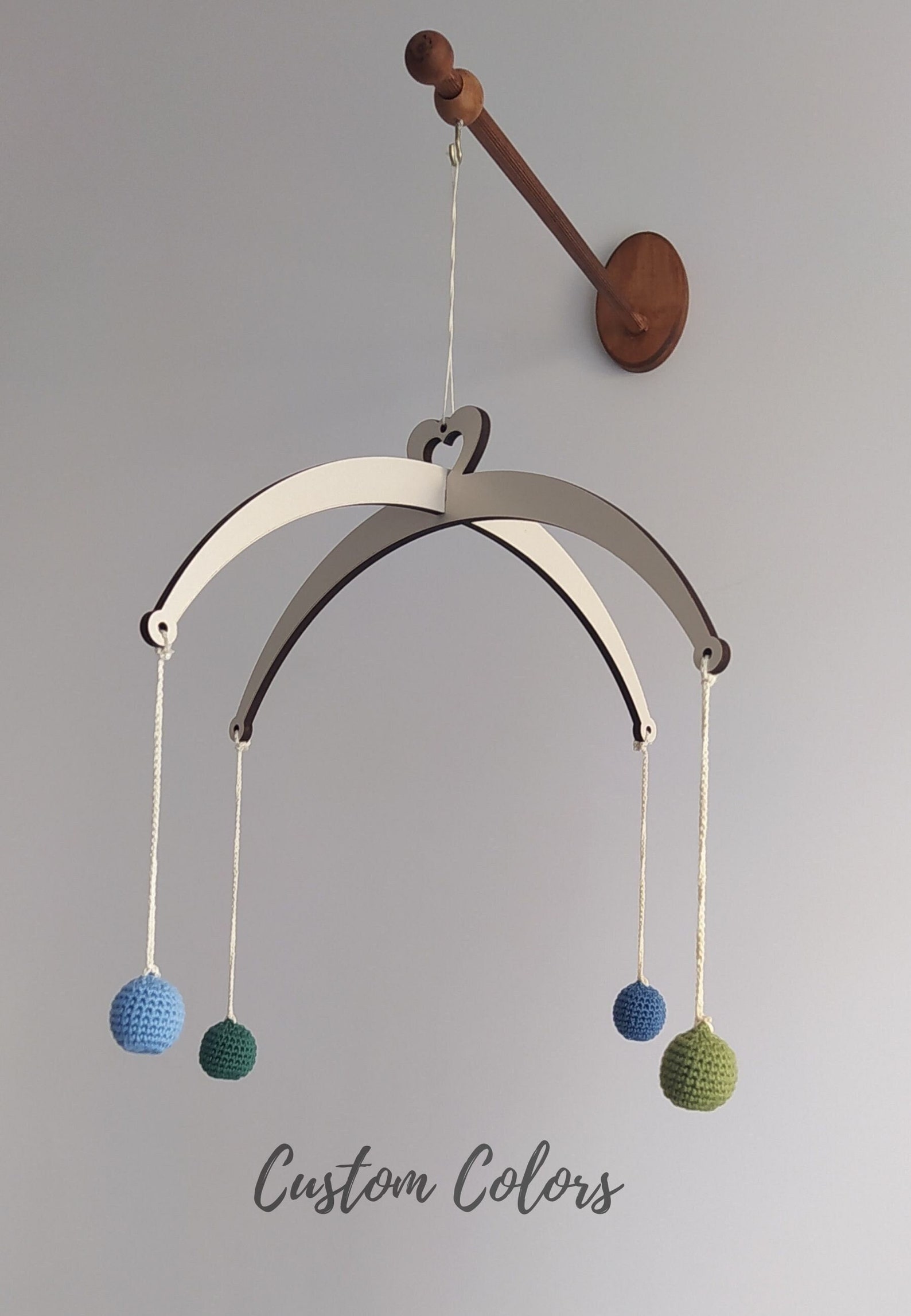 Baby Mobile Set Adjustable Wall Mounted Baby Wooden Mobile - Etsy