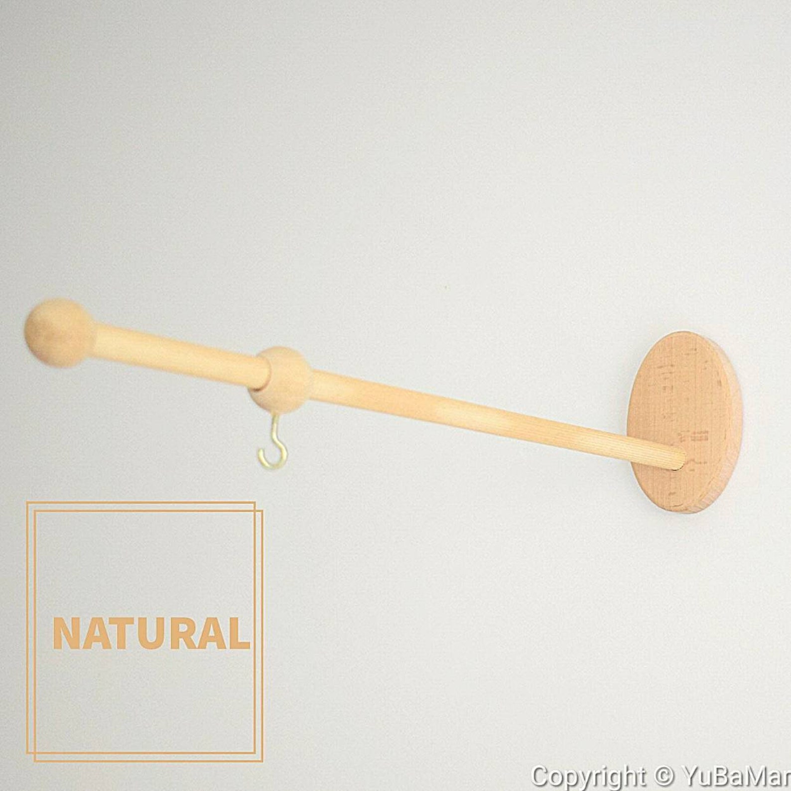 Adjustable Wall Mounted Wooden Mobile Crib Arm White Baby - Etsy