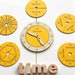 Time Fraction Learning Set, Fraction of Time, Telling Time, Montessori ...