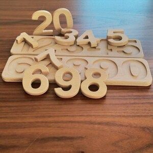 Number Puzzle Toy, Learning Numbers, Montessori Toys, Kids Puzzle ...