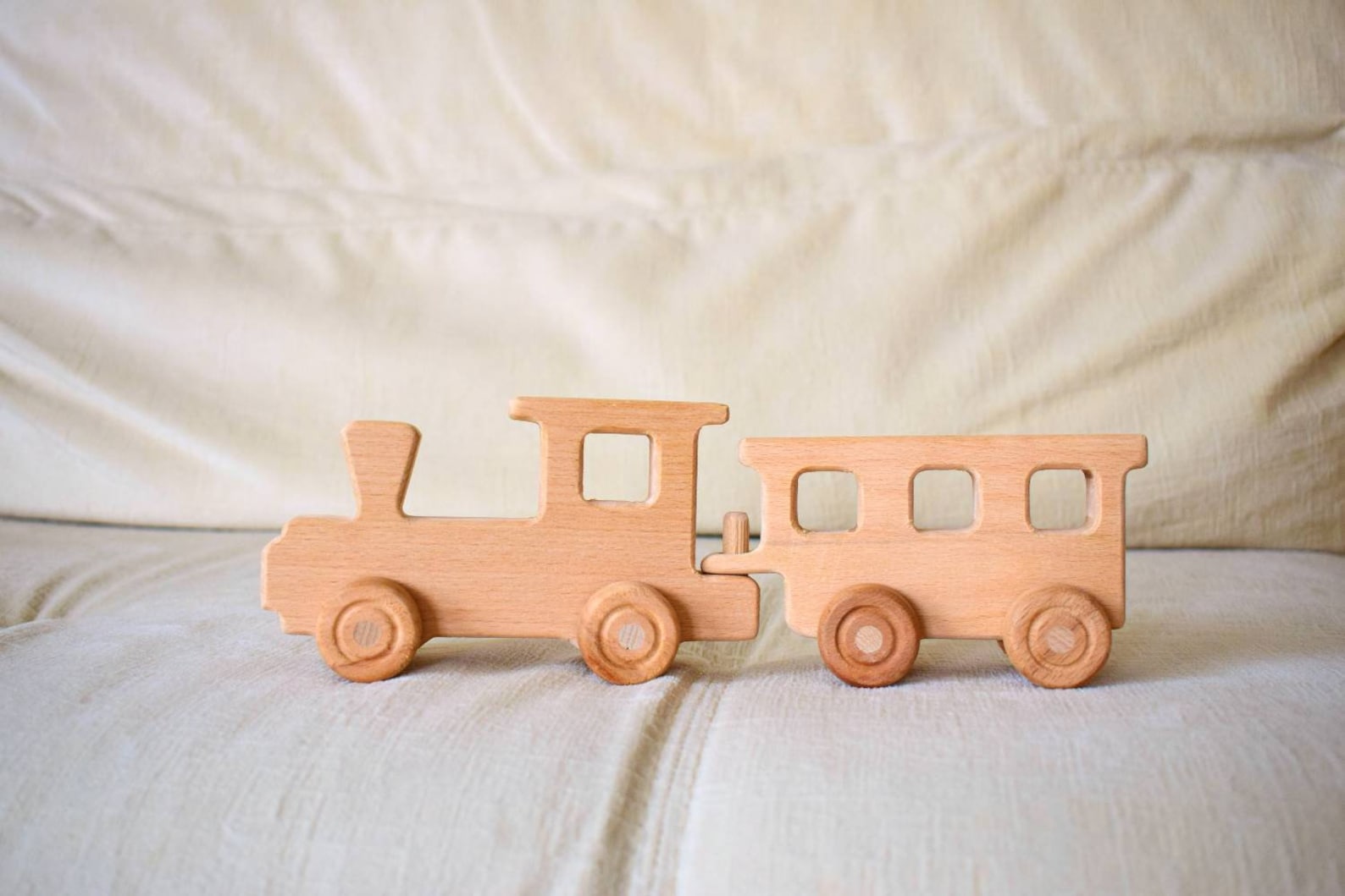 Wooden Train Set Baby Learning Toy Montessori Toy Baby | Etsy