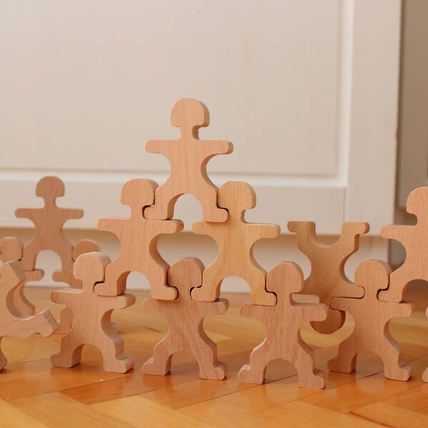 Wooden Acrobat Toy - Etsy