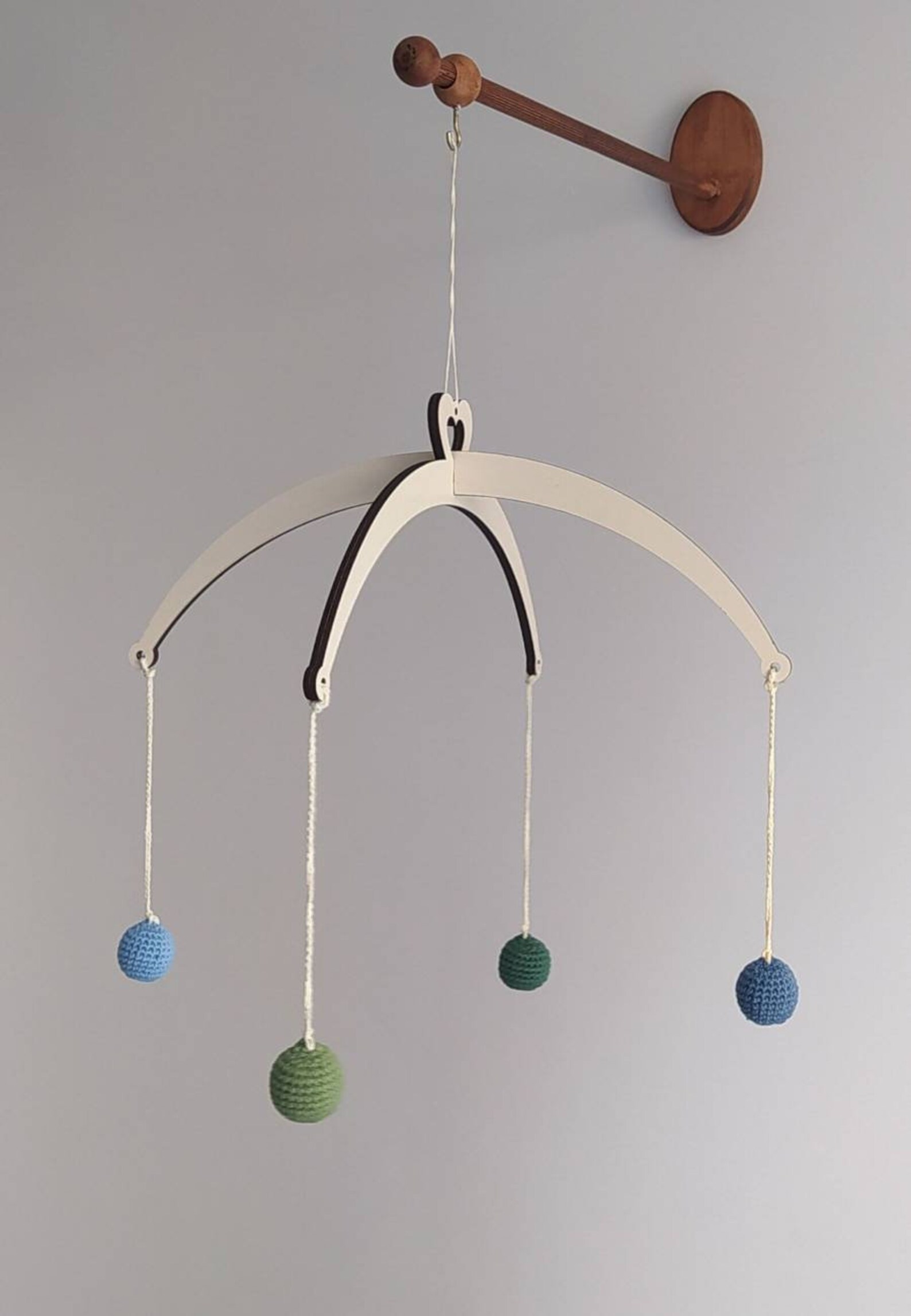 Baby Mobile Set Adjustable Wall Mounted Baby Wooden Mobile - Etsy