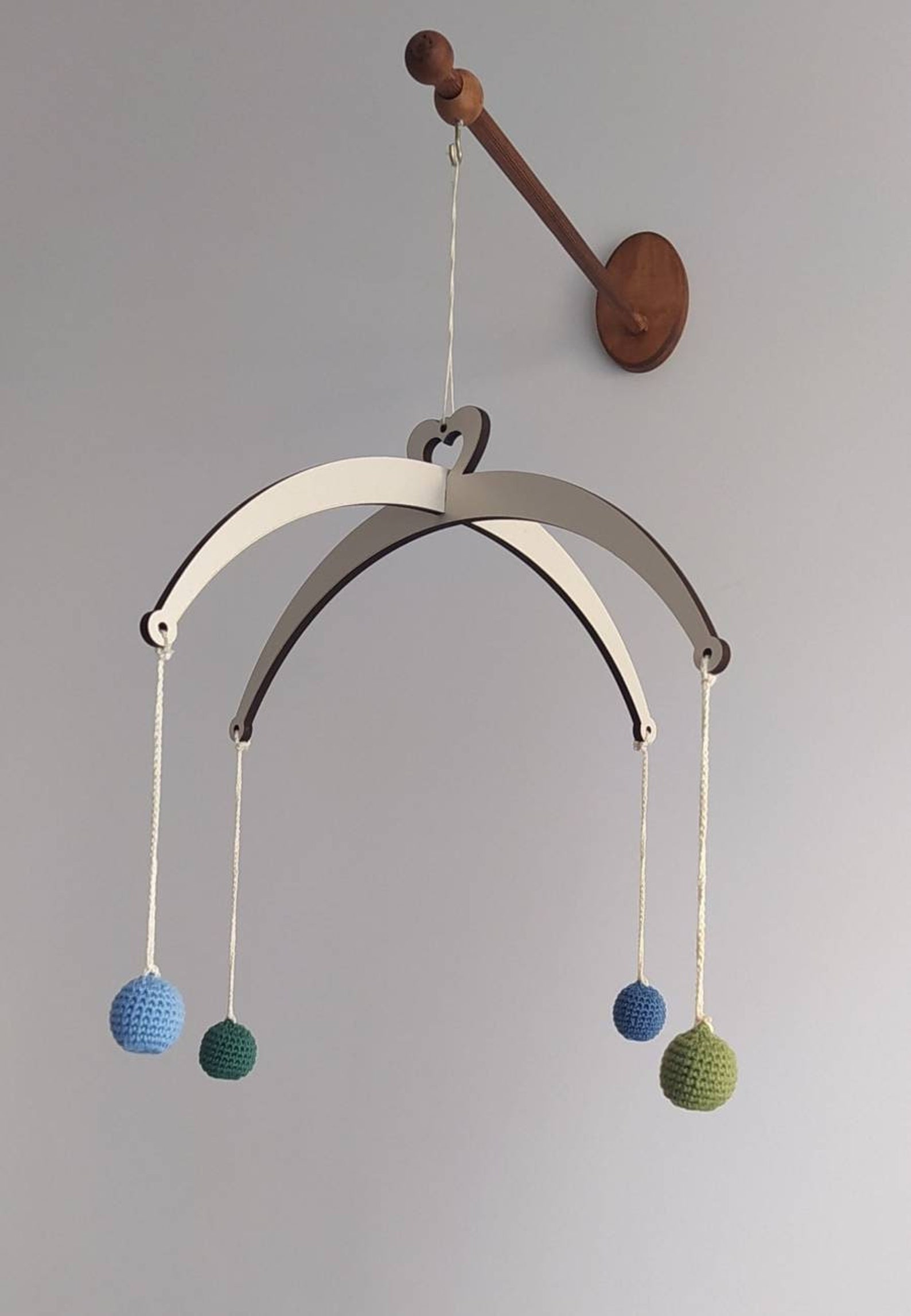 Baby Mobile Set Adjustable Wall Mounted Baby Wooden Mobile - Etsy