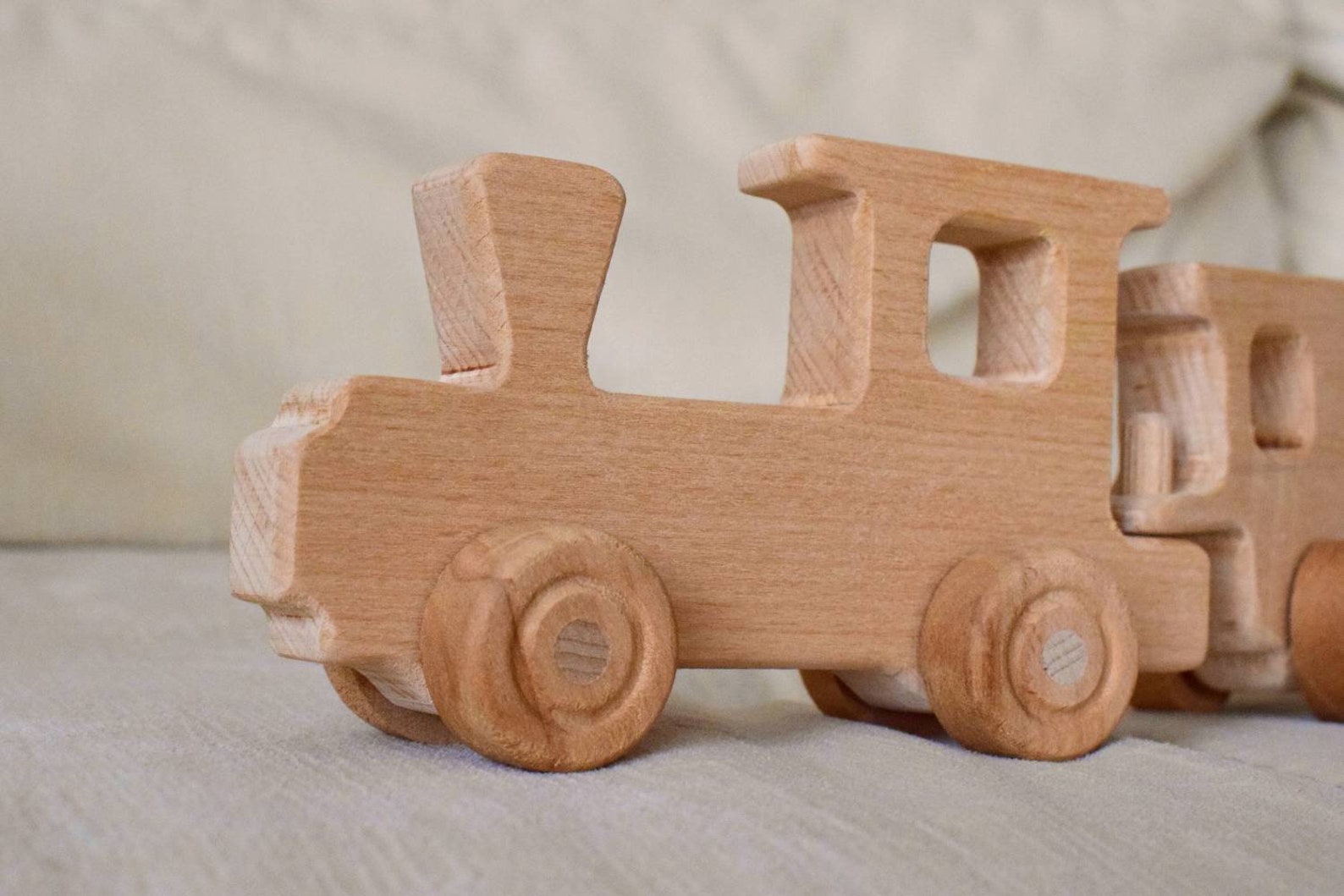 Wooden Train Set Baby Learning Toy Montessori Toy Baby | Etsy