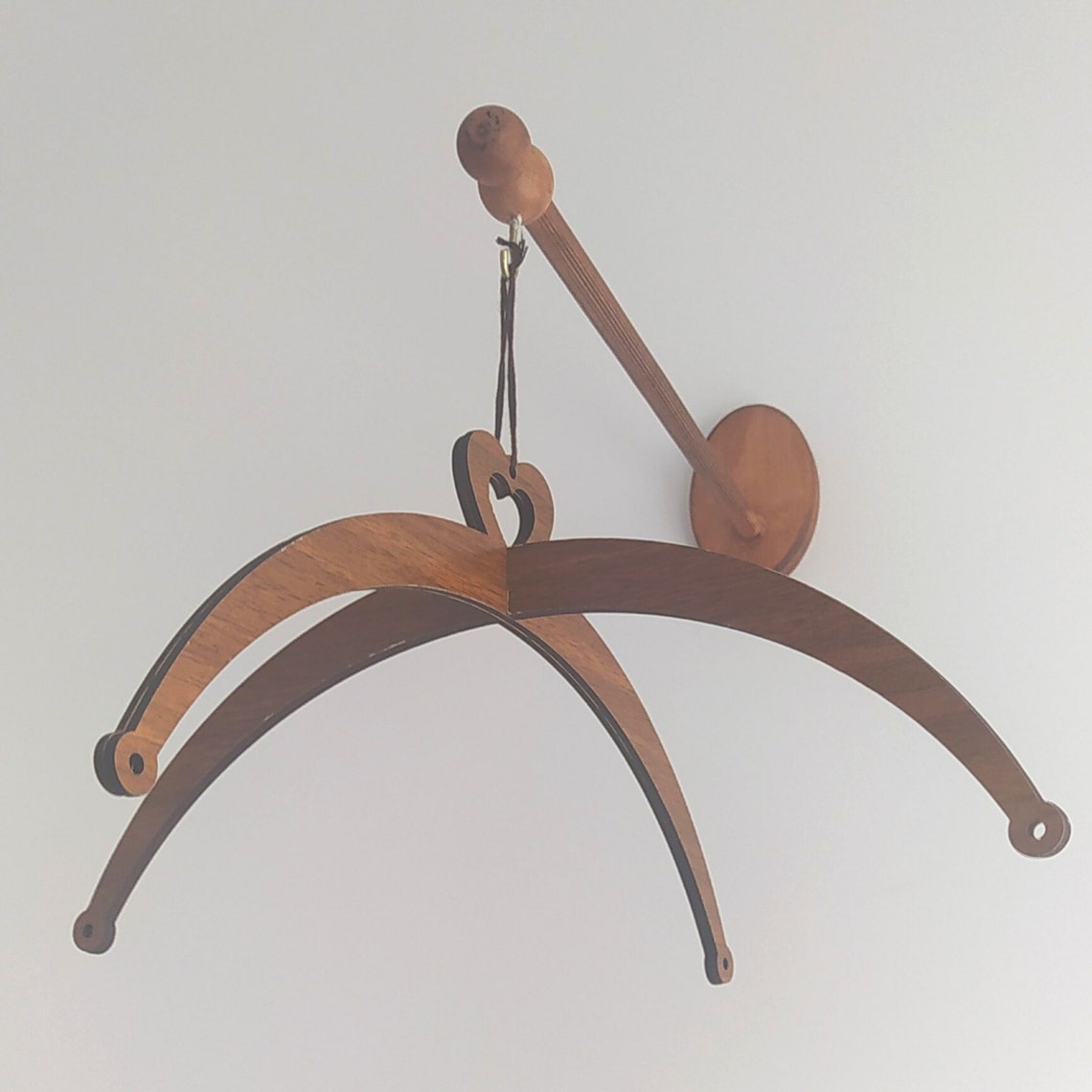 Baby Mobile Holder Adjustable Wall Mounted Wooden Mobile Crib - Etsy