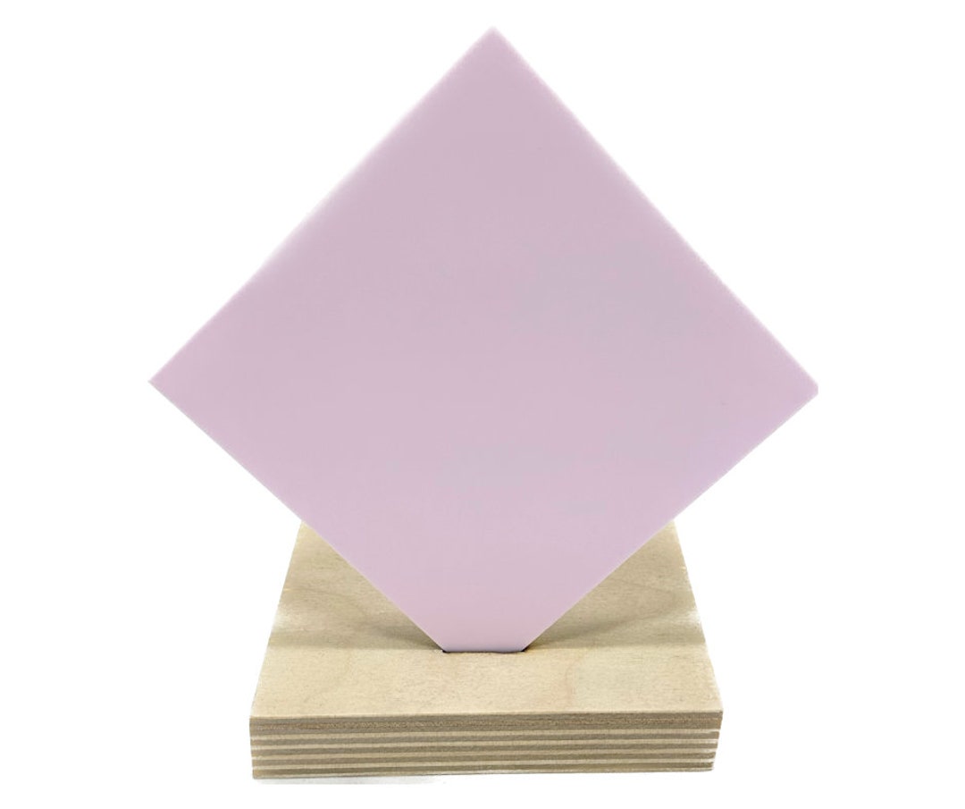 Light Pink Pastel Cast Acrylic - Matte One Side - 1/8" / 3mm Sheets for ...