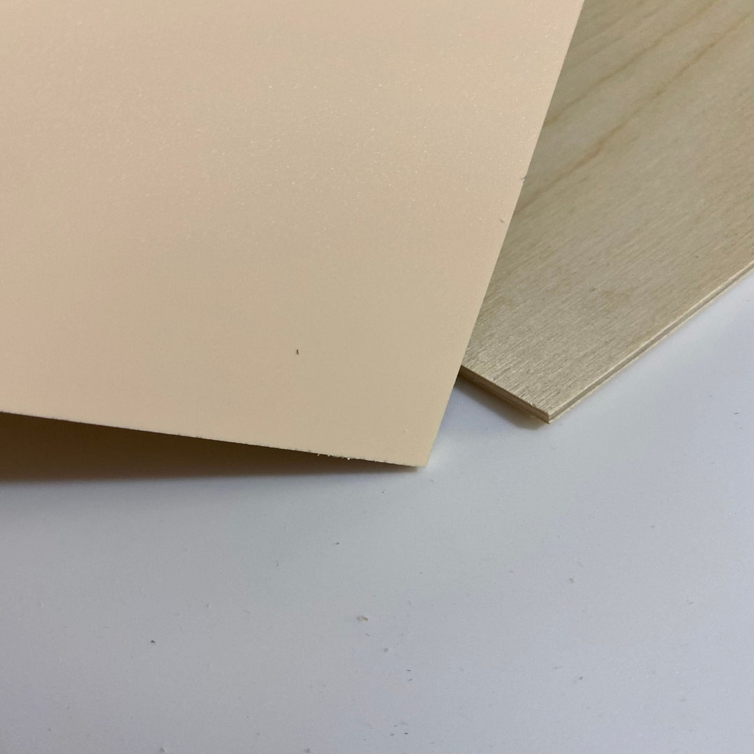 Acrylic pastel Peach Matte One Side - Etsy