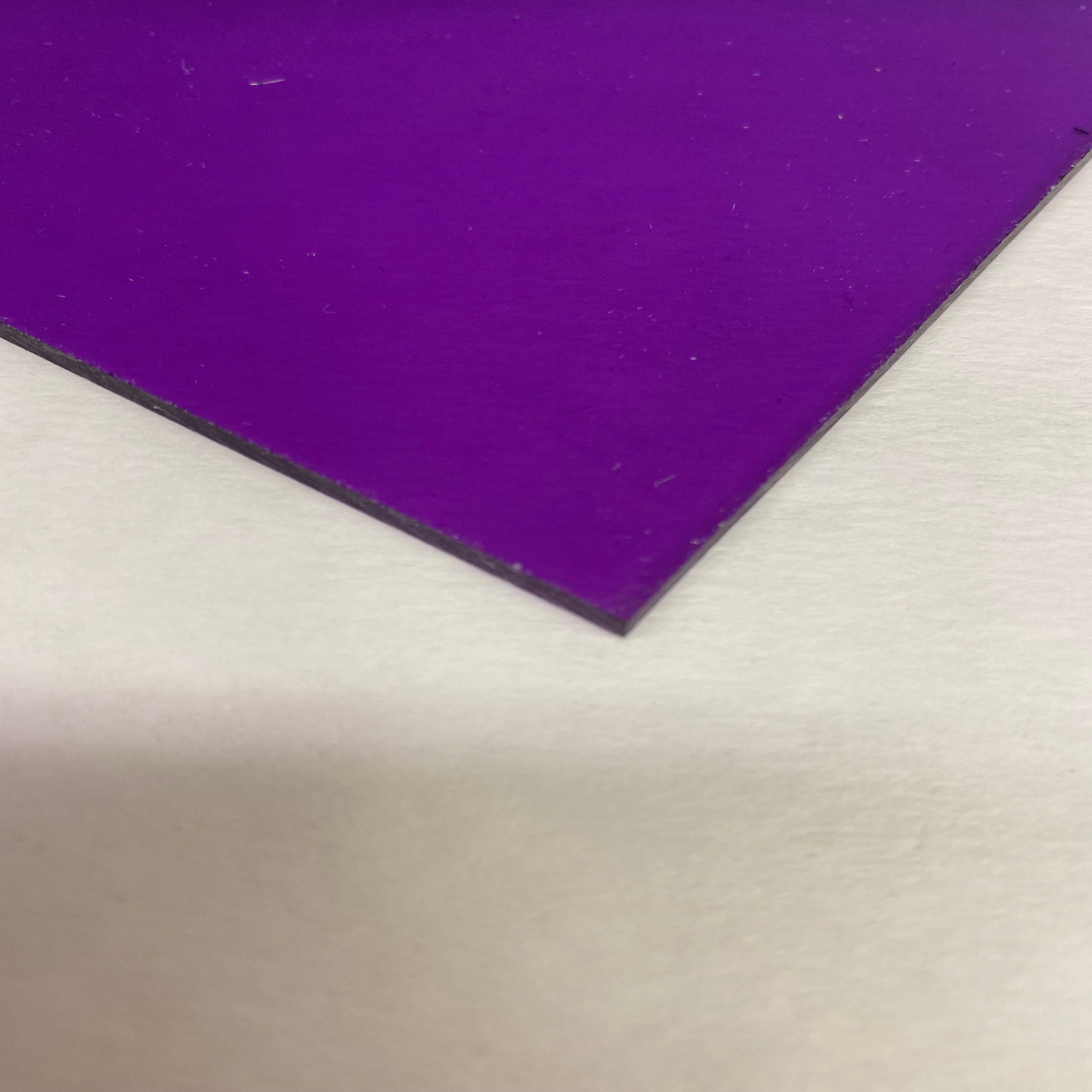 Acrylic transparent Purple - Etsy