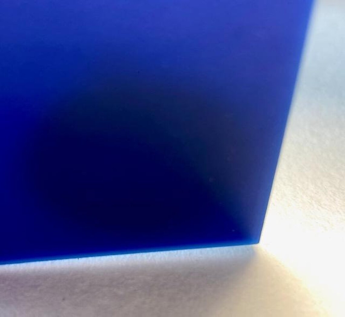 Acrylic dark Blue Nearly Opaque | Etsy