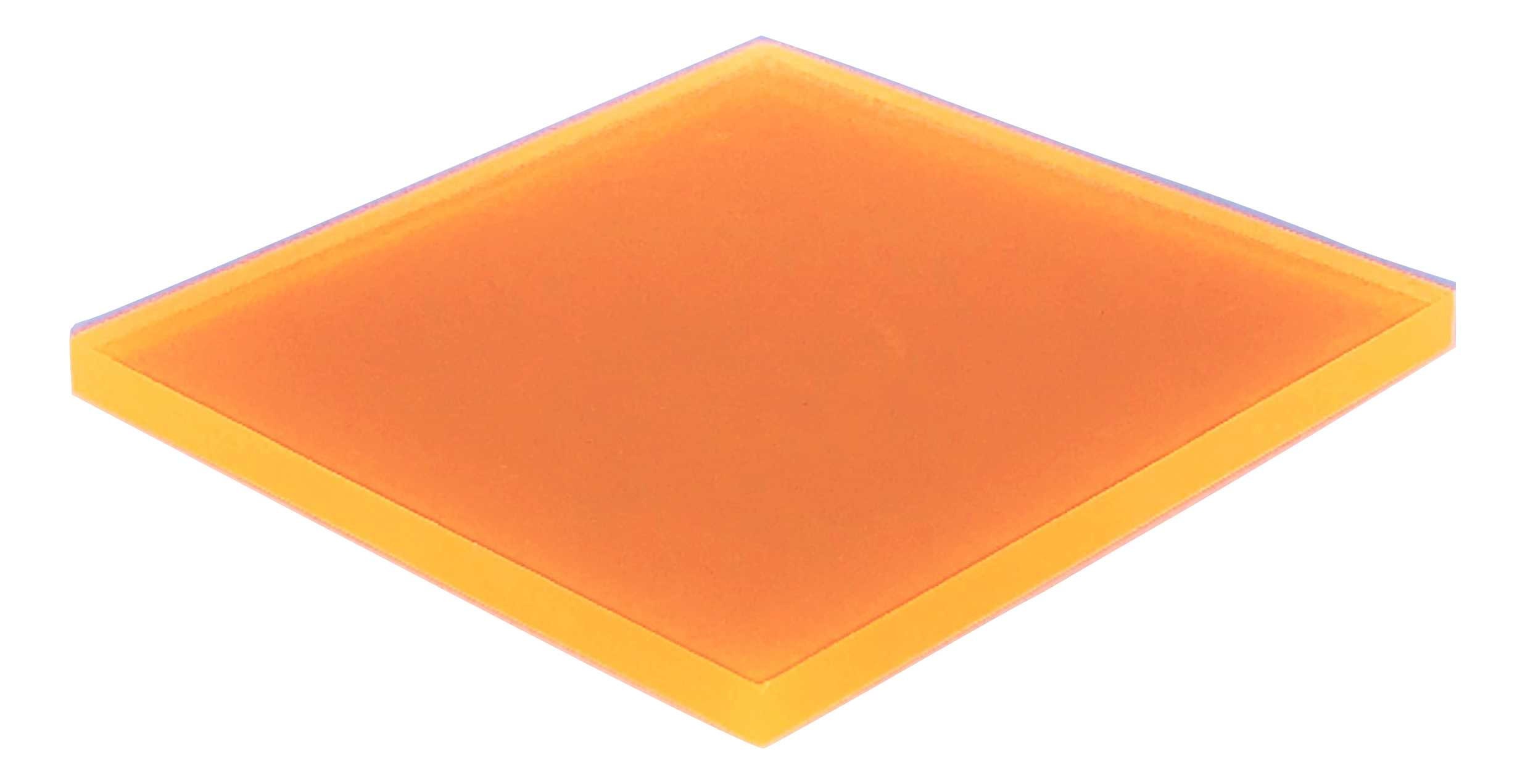Acrylic Fluorescent Transparent Orange | Etsy