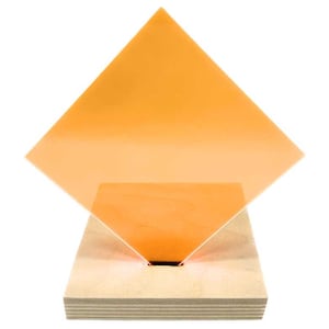 Acrylic (fluorescent Transparent Orange) - Etsy