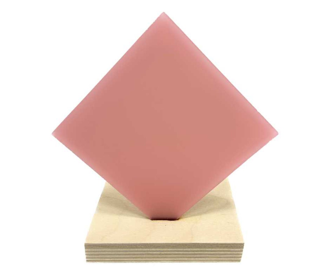 1/8 Matte Pink Acrylic Frosted Both Sides Cast PMMA Acrylic for Laser ...