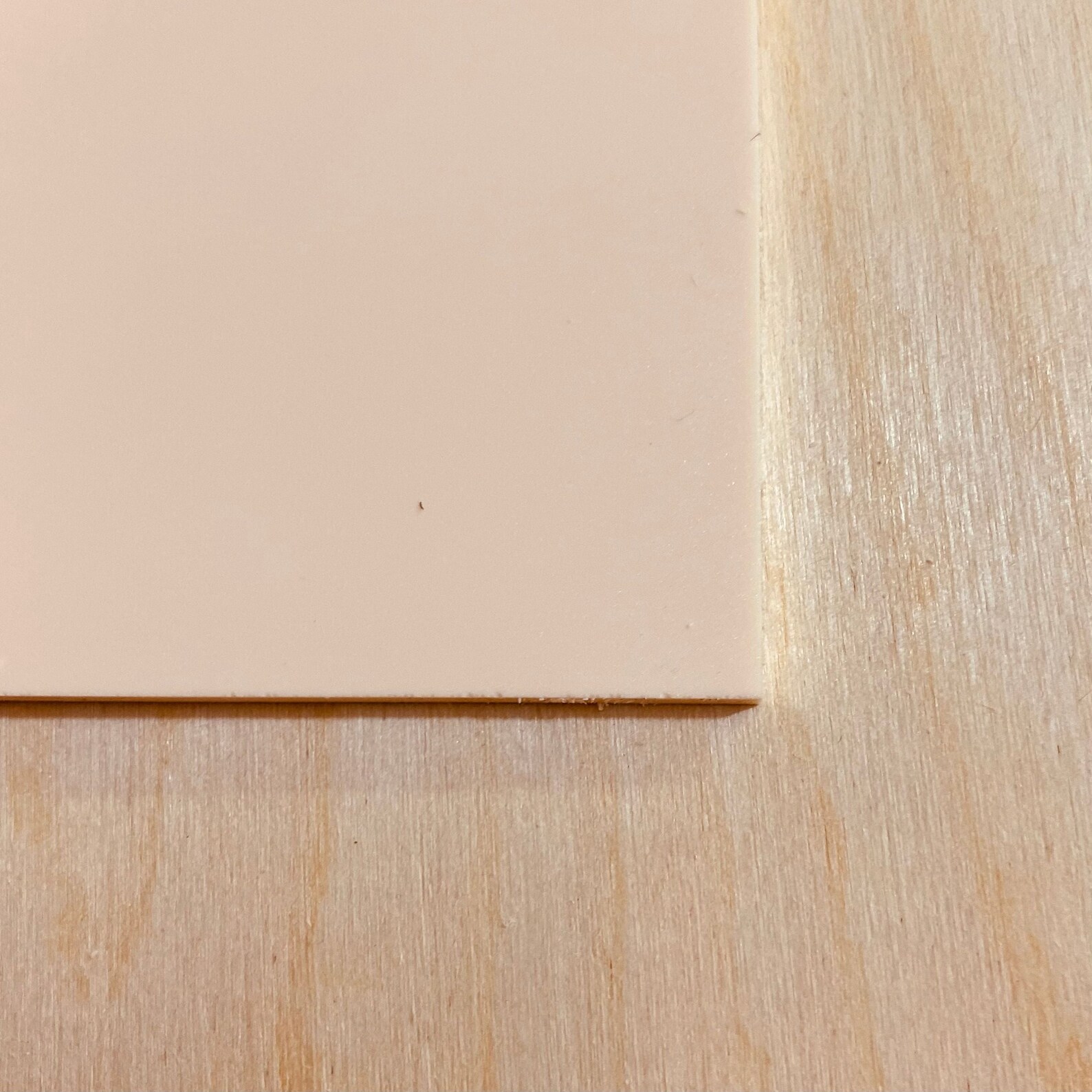 Acrylic pastel Peach Matte One Side - Etsy