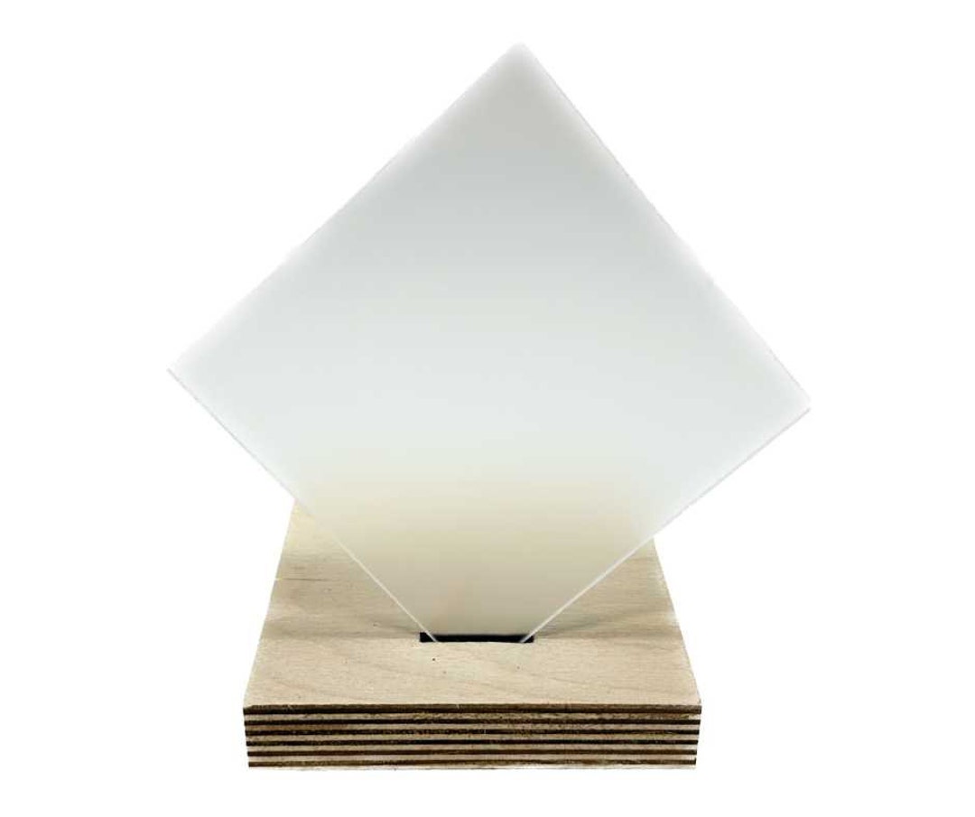 Clear Frosted Cast Acrylic - Frosted One Side - 1/8" / 3mm Sheets for ...