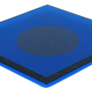 Dark Blue Transparent Acrylic - 1/16", 1/8" and 1/4" Cast Acrylic for ...
