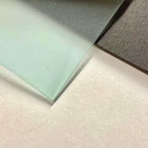 Acrylic (frosted Glass Look) - Frosted One Side - Etsy