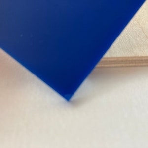 Acrylic (dark Blue) - Nearly Opaque - Etsy