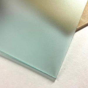 Acrylic (frosted Glass Look) - Frosted One Side - Etsy