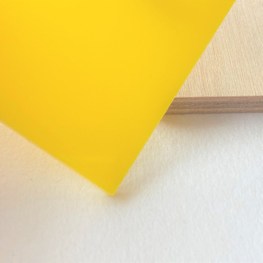 Acrylic yellow Nearly Opaque - Etsy