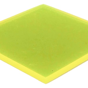 Acrylic (fluorescent Transparent Yellow) - Etsy