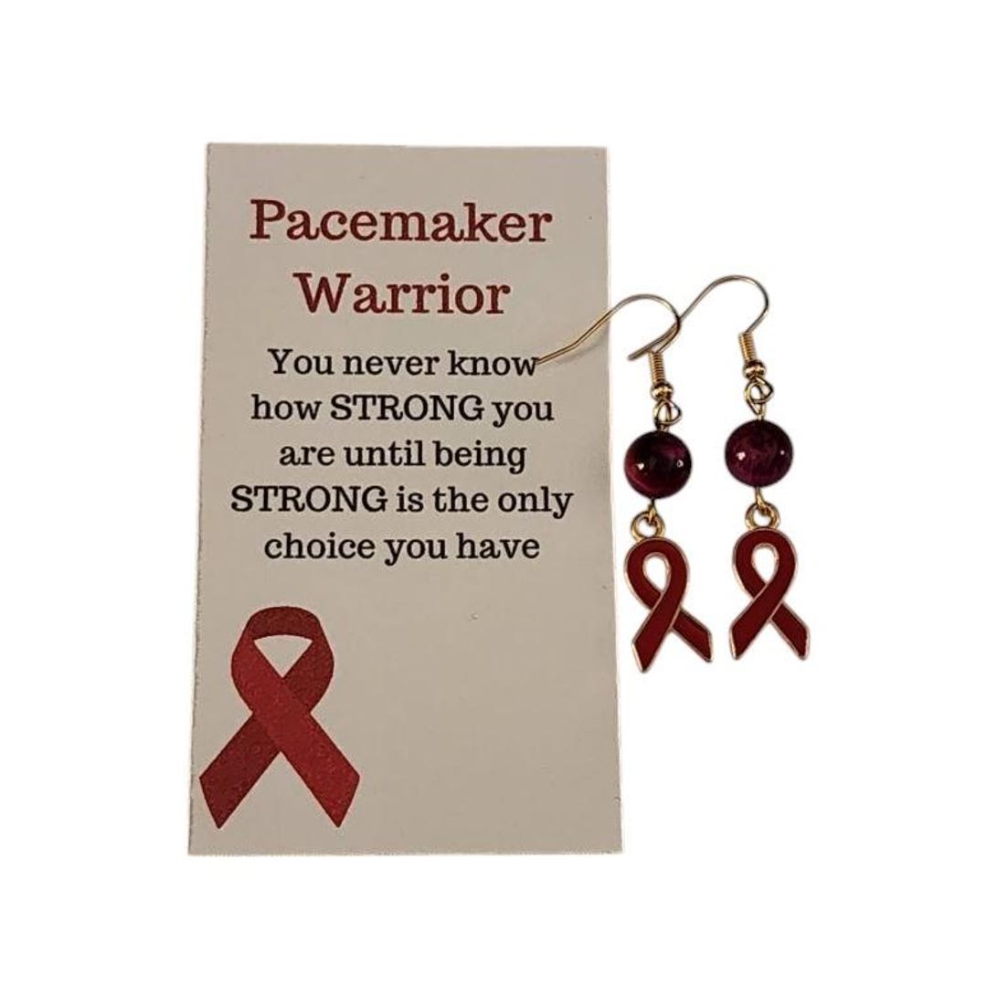 Pacemaker Awareness Earrings - Etsy