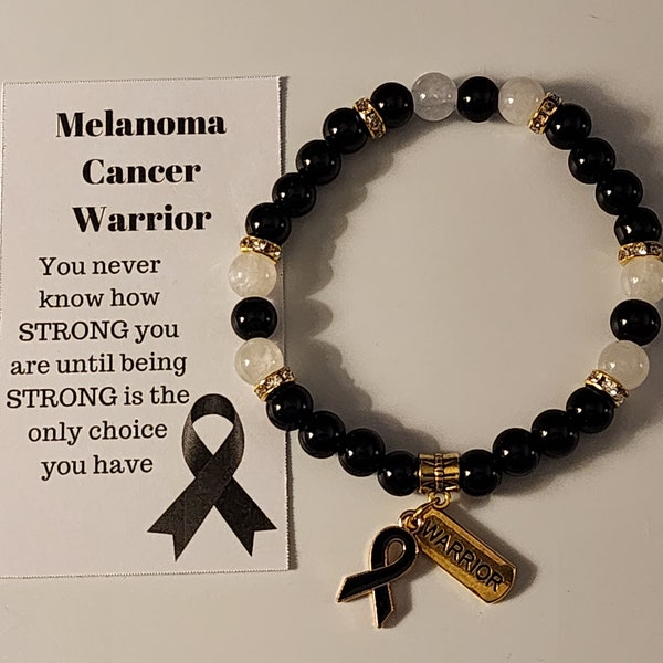 Melanoma Cancer Awareness Bracelet - Etsy