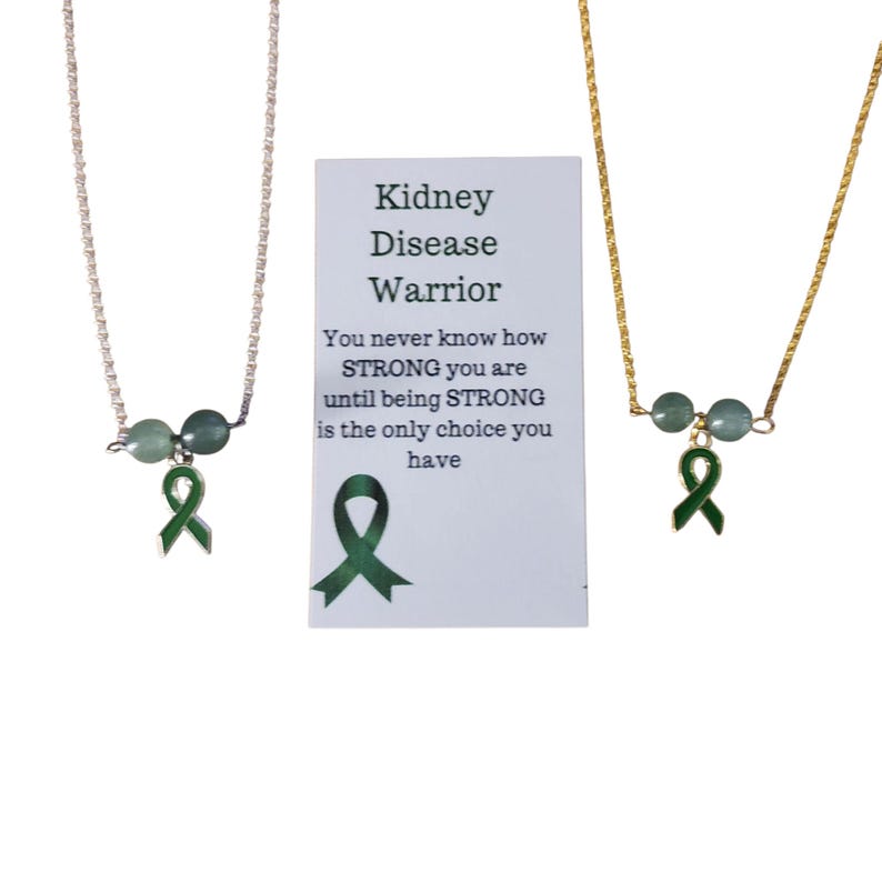 Kidney Disease Awareness Necklace - Etsy