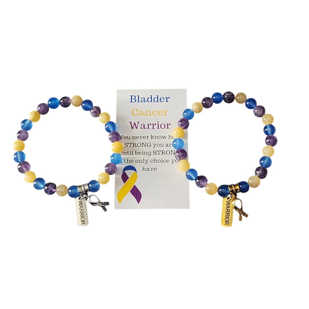 Bladder Cancer Awareness Beaded Bracelet - Etsy