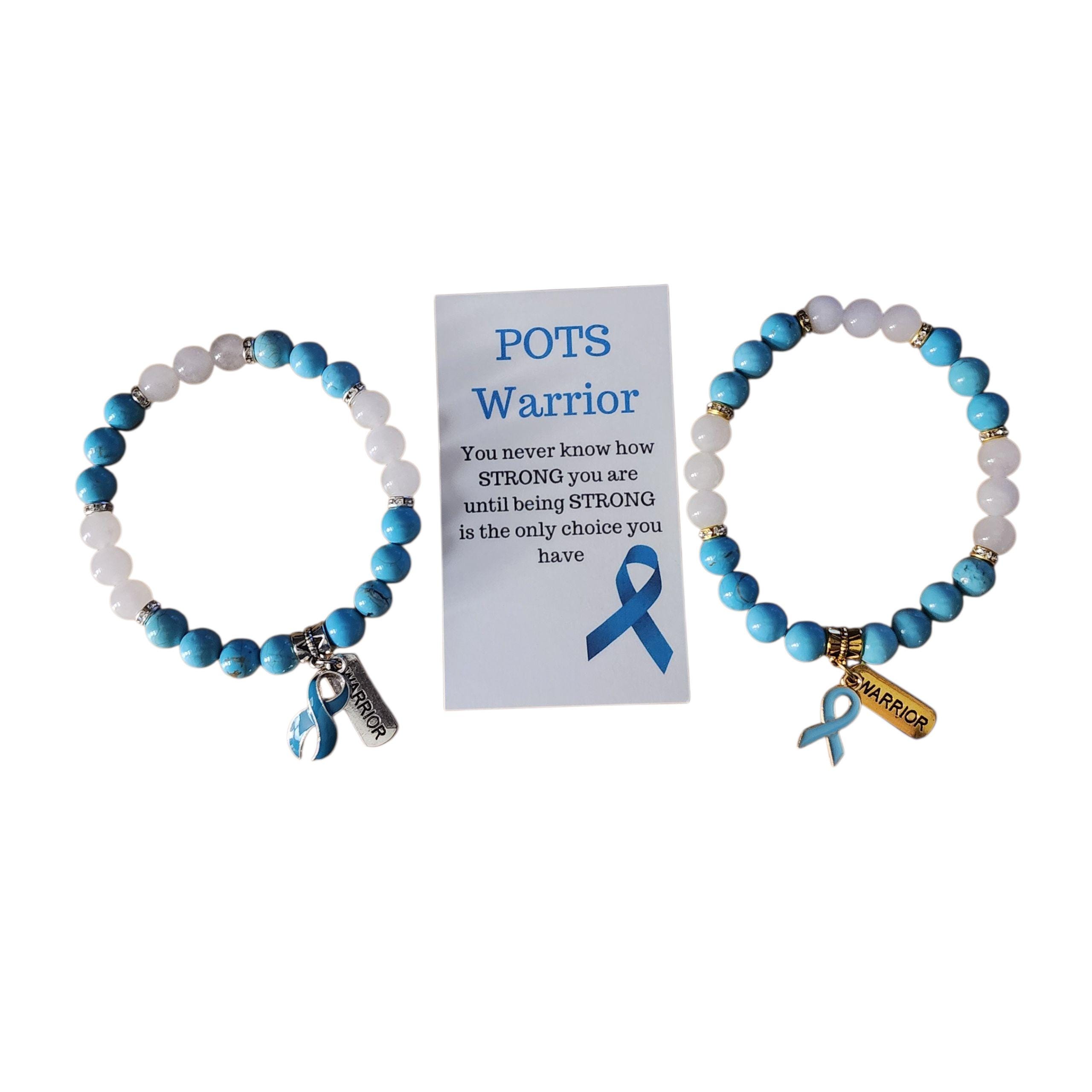 Postural Orthostatic Tachycardia Syndrome Awareness Beaded Bracelet ...