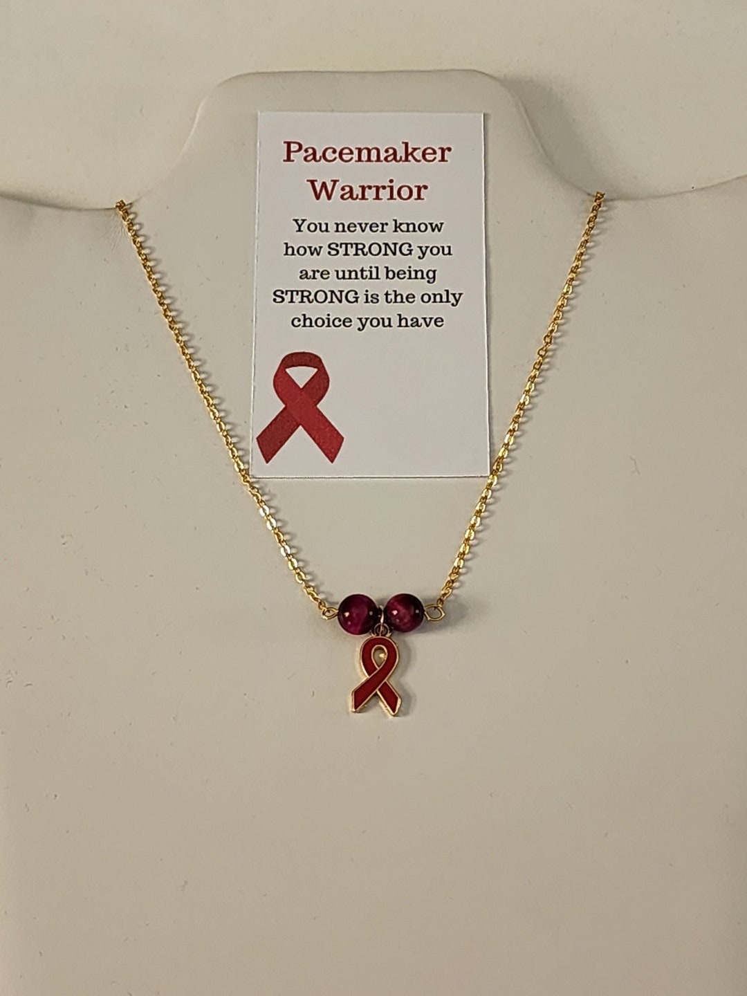 Pacemaker Awareness Necklace - Etsy