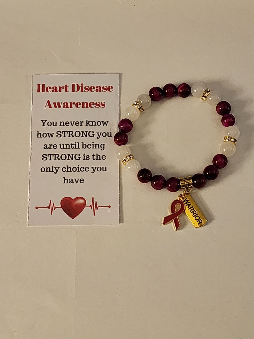 Heart Disease Awareness Bracelet - Etsy