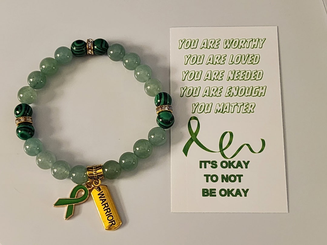 Mental Health Awareness Bracelet, Depression Awareness Bracelet - Etsy