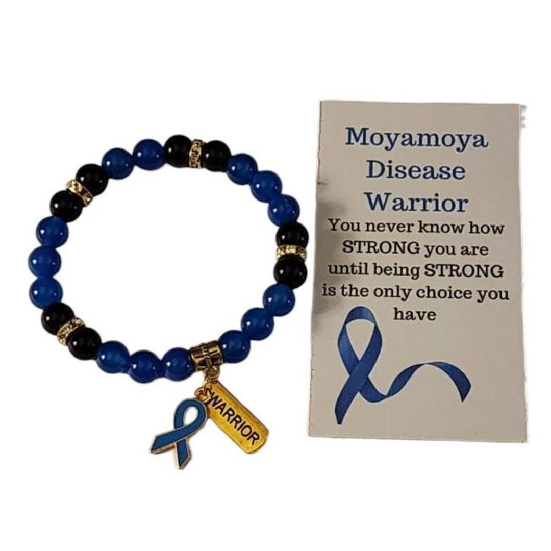 Moyamoya Disease Awareness Beaded Bracelet - Etsy