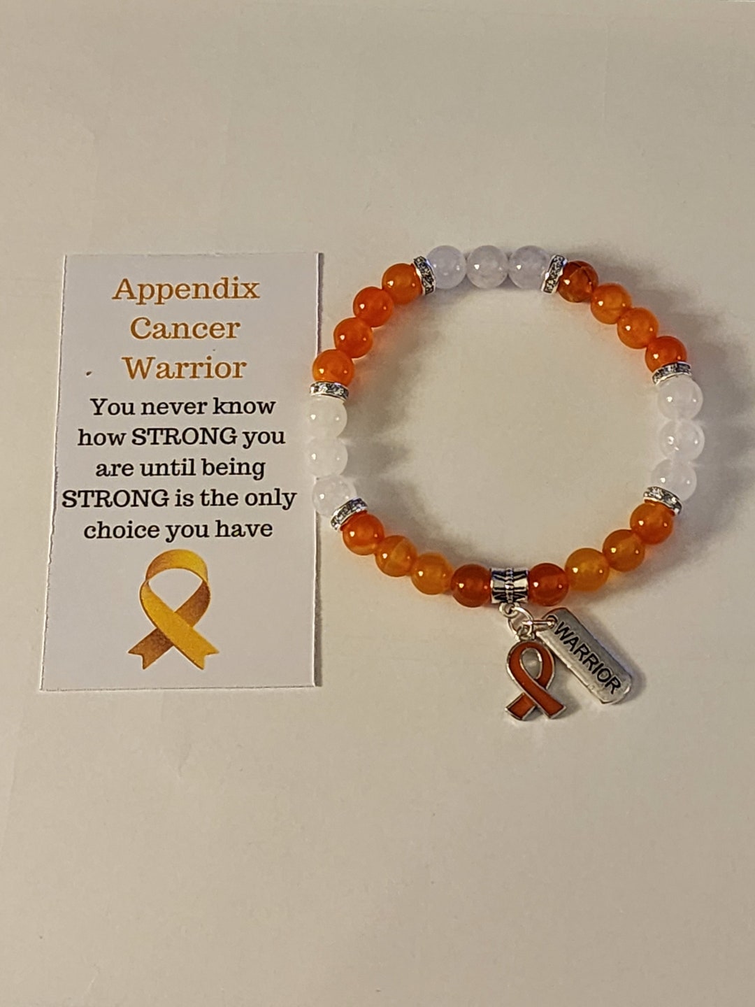 Appendix Cancer Awareness Bracelet - Etsy