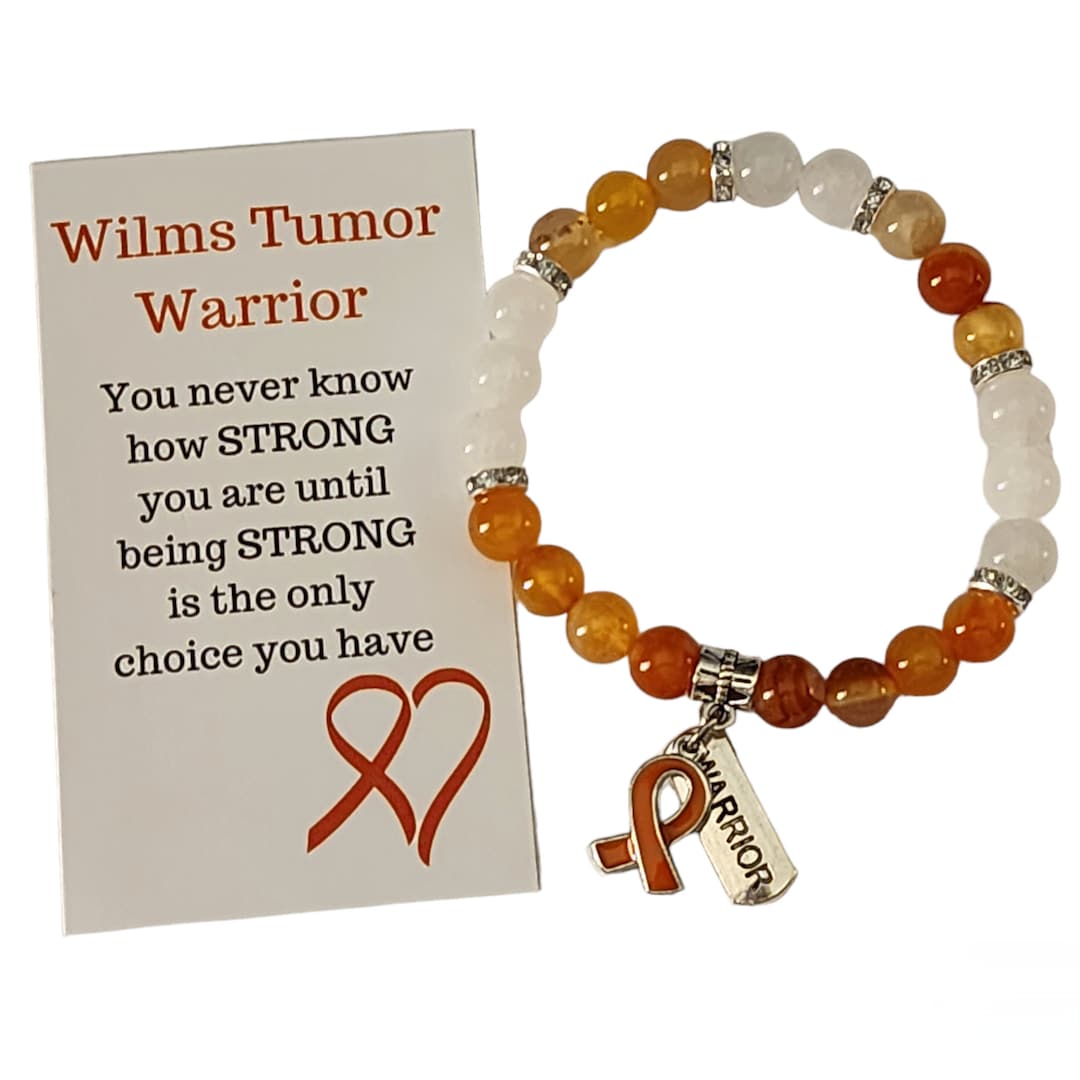 Wilms Tumor Cancer Awareness Beaded Bracelet - Etsy