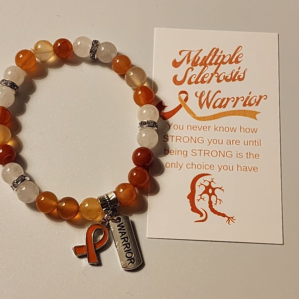 Multiple Sclerosis Bead Bracelet - Etsy