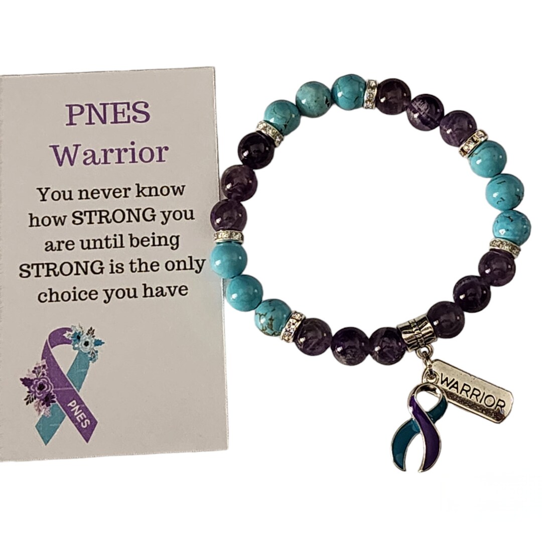 Psychogenic Non Epileptic Seizures Awareness Beaded Bracelet, PNES ...