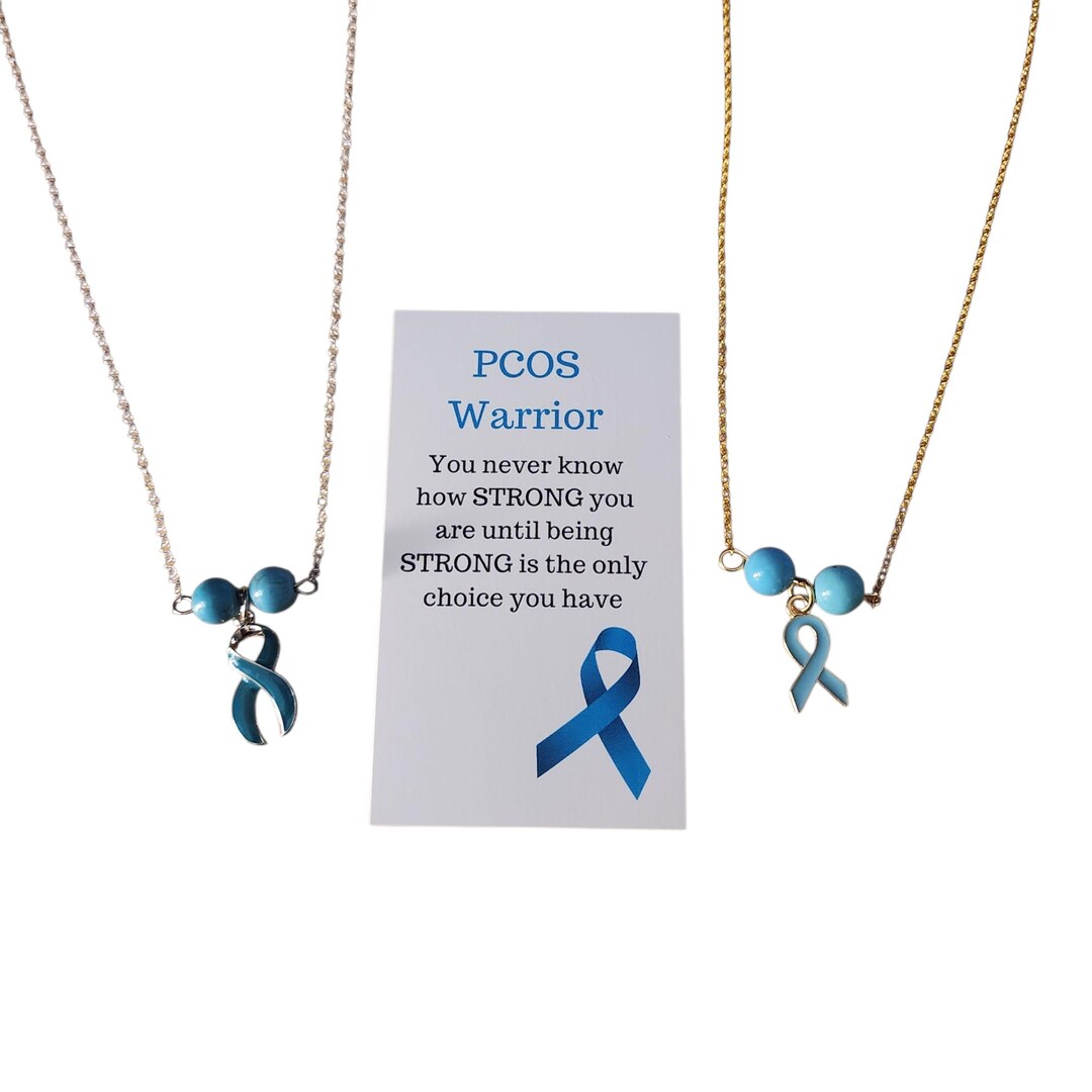 Polycystic Ovarian Syndrome Awareness Necklace, PCOS Awareness - Etsy