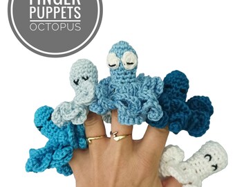Finger Puppets Octopus - Etsy