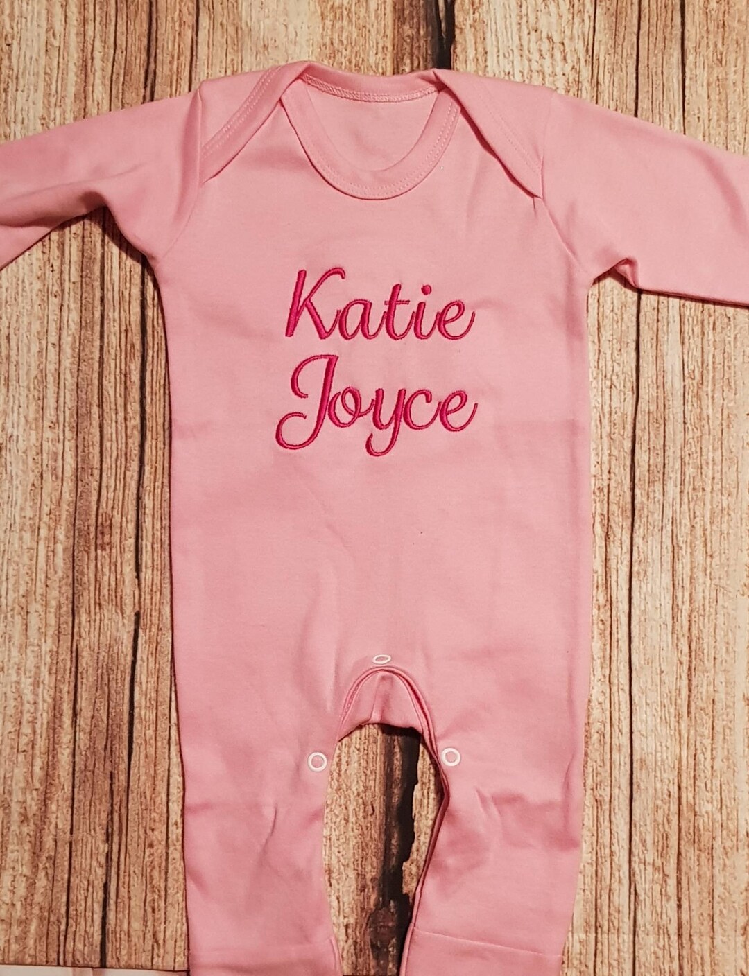 Bebé personalizado crecer, traje de romper bordado para niños, traje de ...