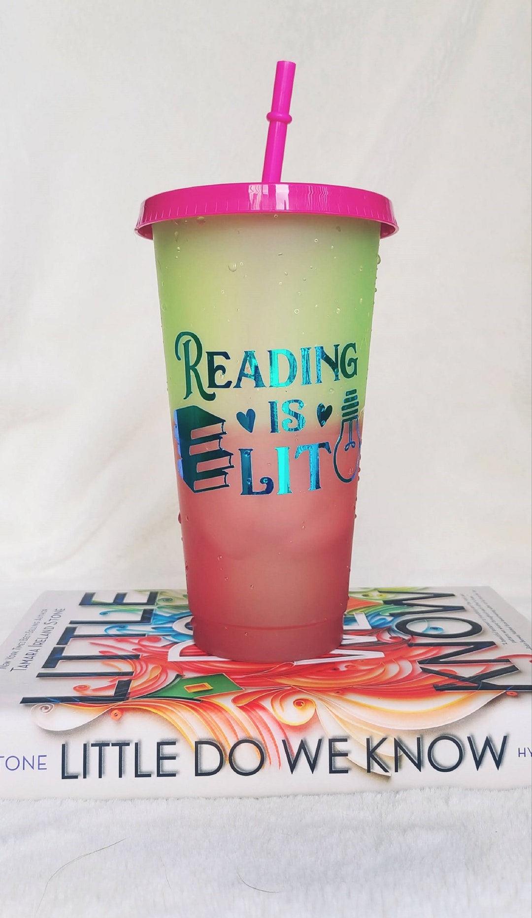 Tropical Color Changing Tumblers, Cold Beverage Color Change Cup, Color ...