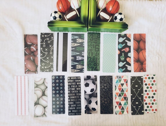 Bookmark Set of 3 and 4 MVP Sports Collection Sports | Etsy